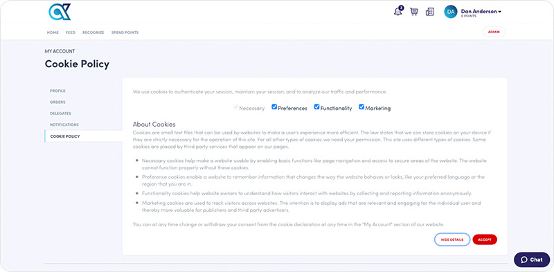 Privacy and Cookies Policies