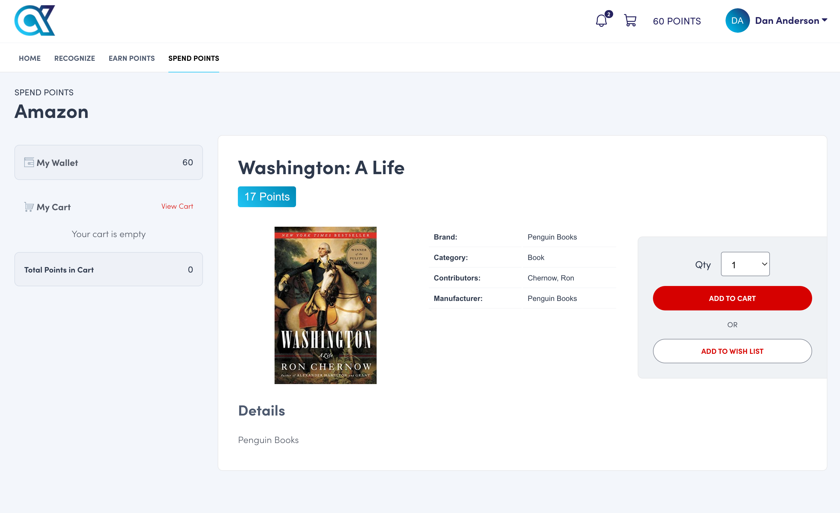 Spending Points on Amazon