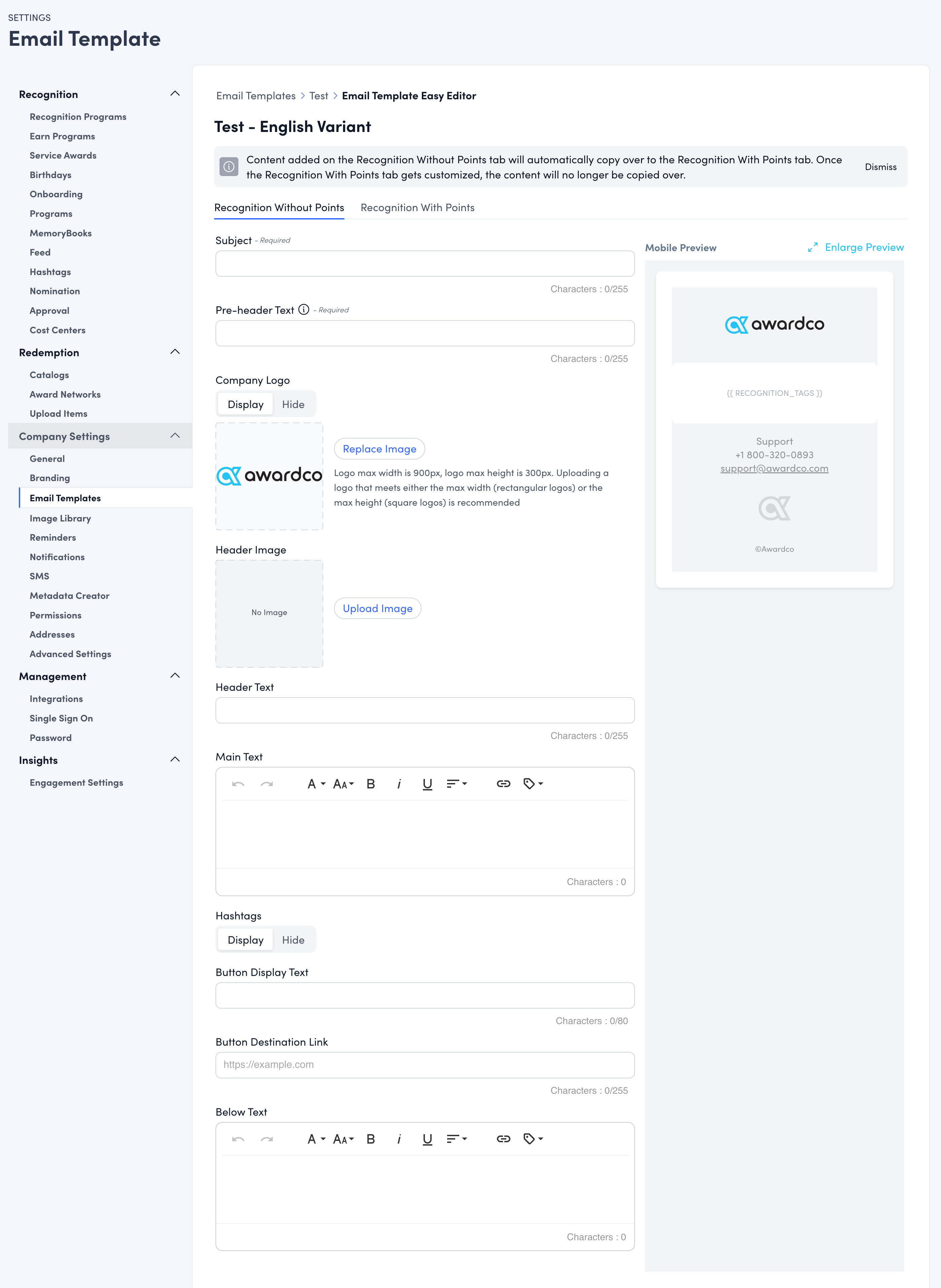 Email Template Easy Editor
