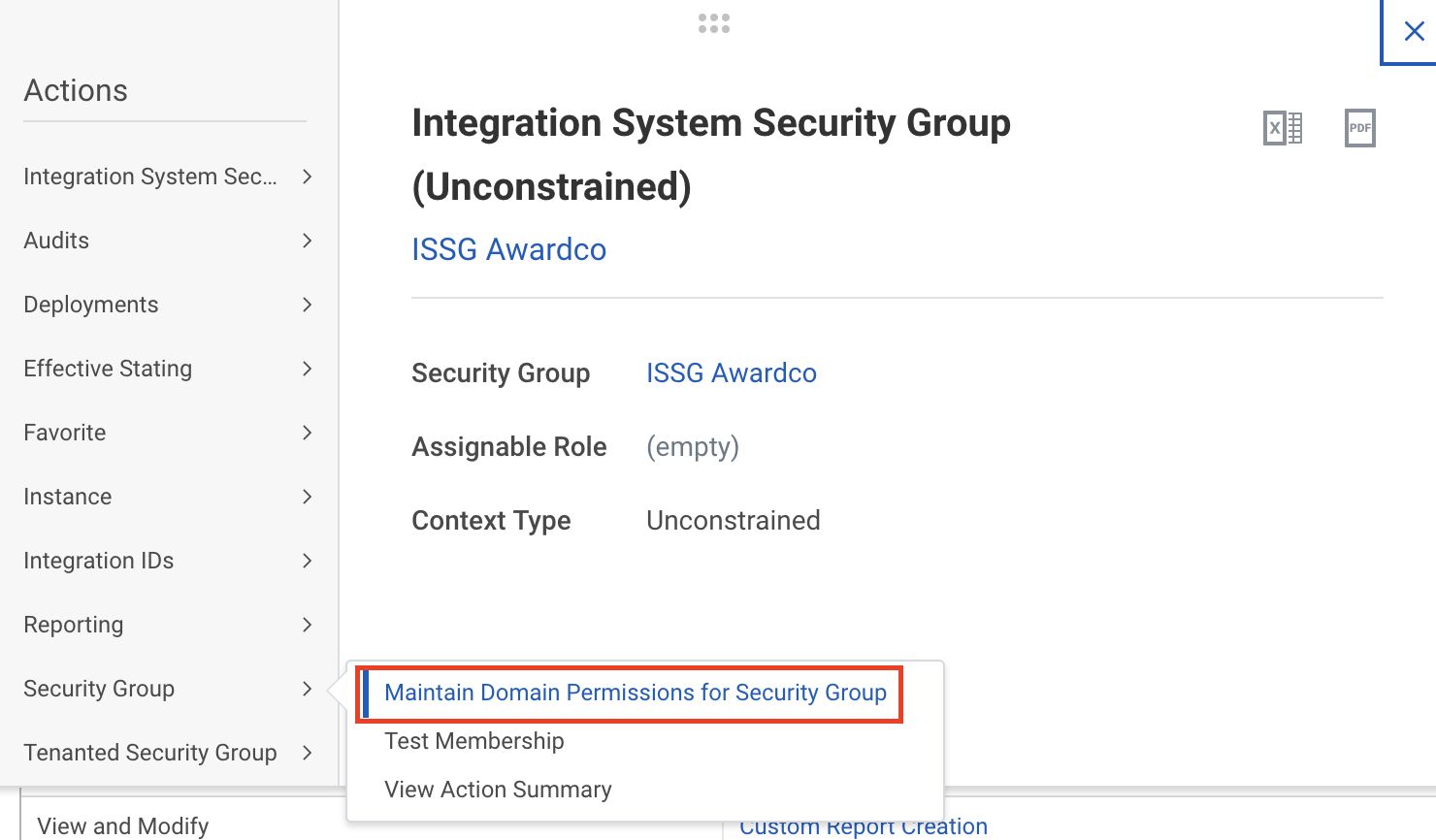 Integration with Workday