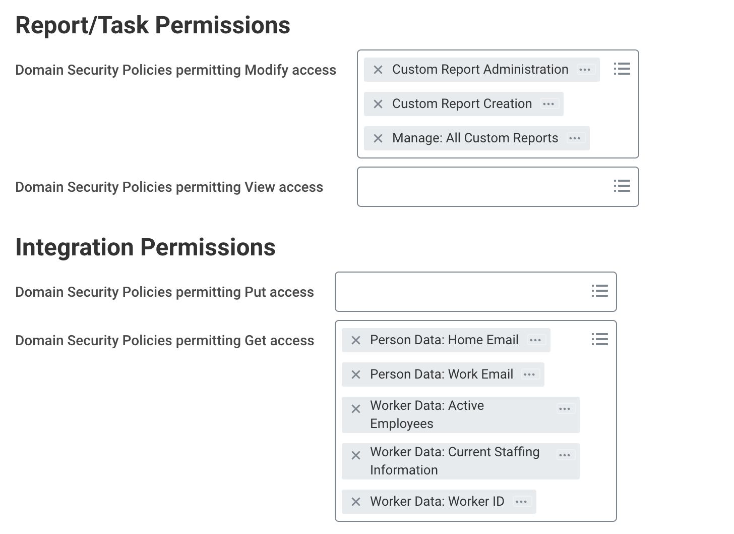 Integration with Workday