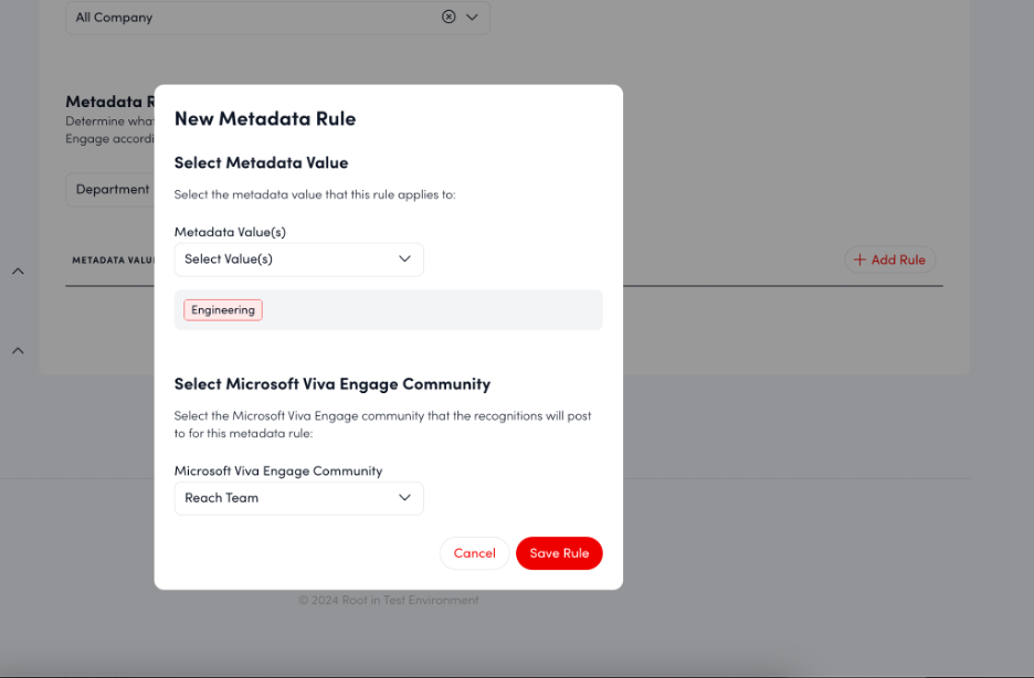 Integration with Viva Engage
