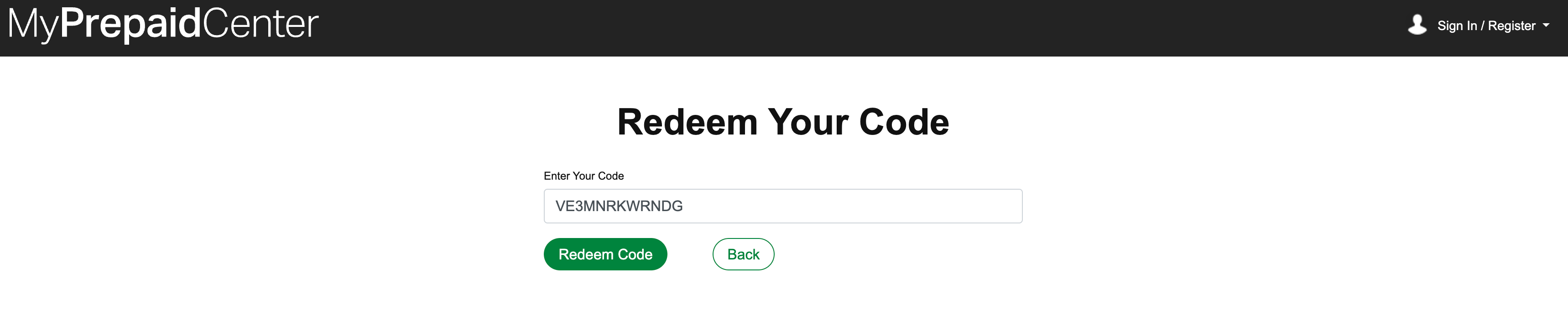 Activating Your Virtual Prepaid Card