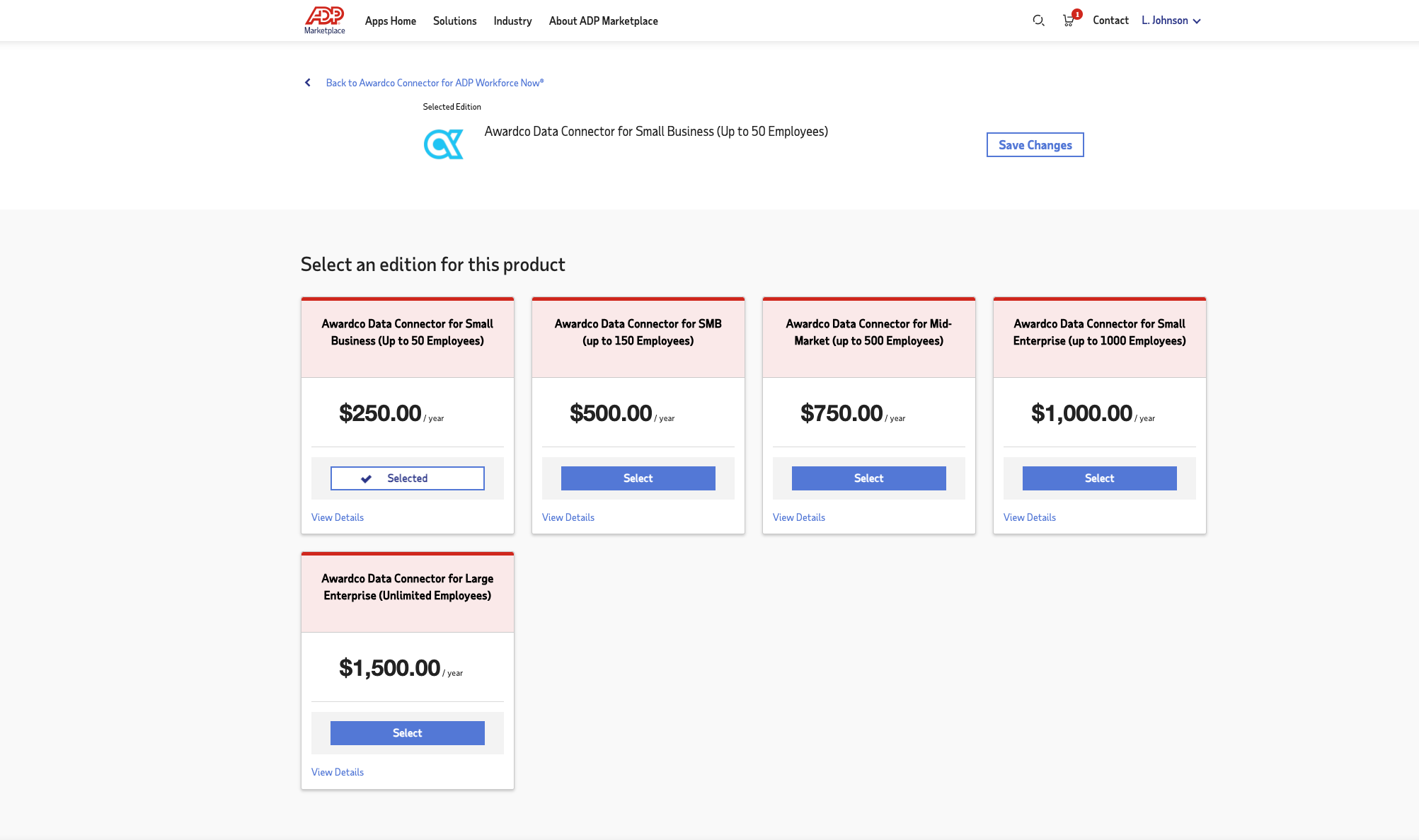 Integration with ADP Workforce Now