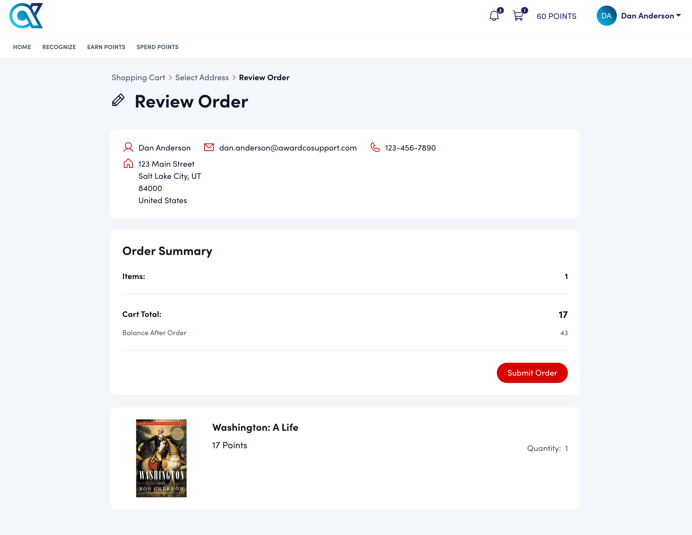 Spending Points on Amazon