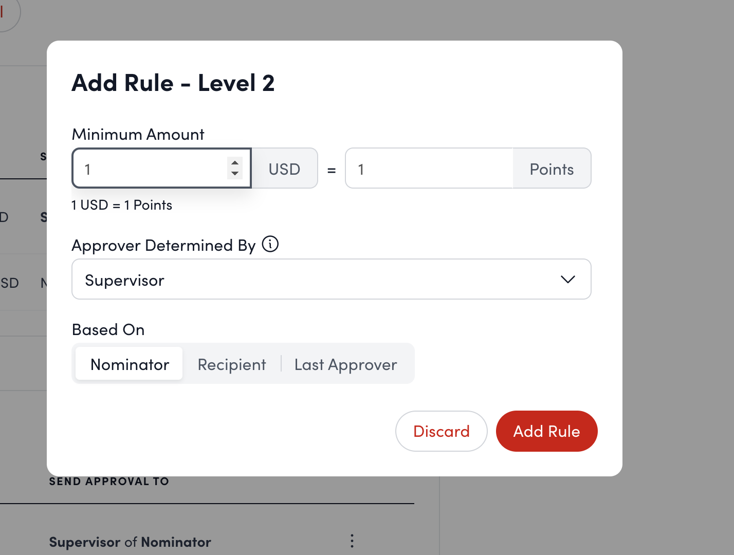 Approval Configuration Options
