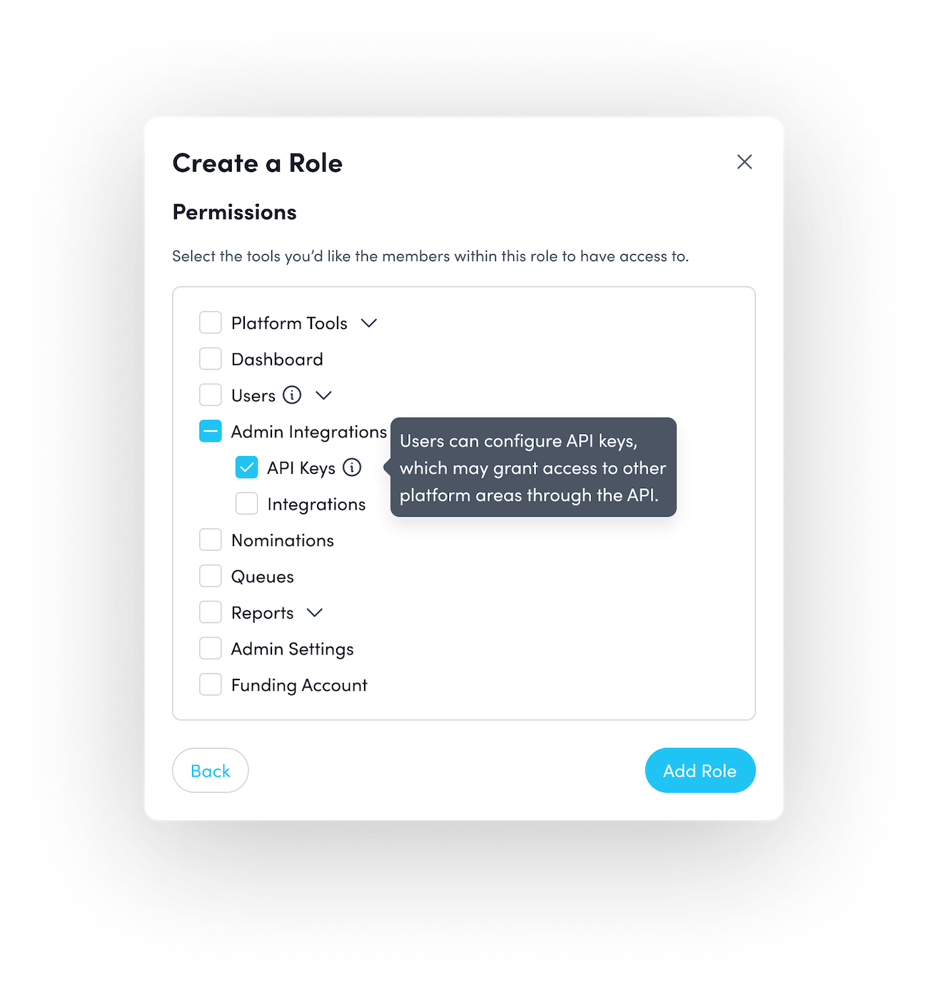 Creating and Managing API Keys