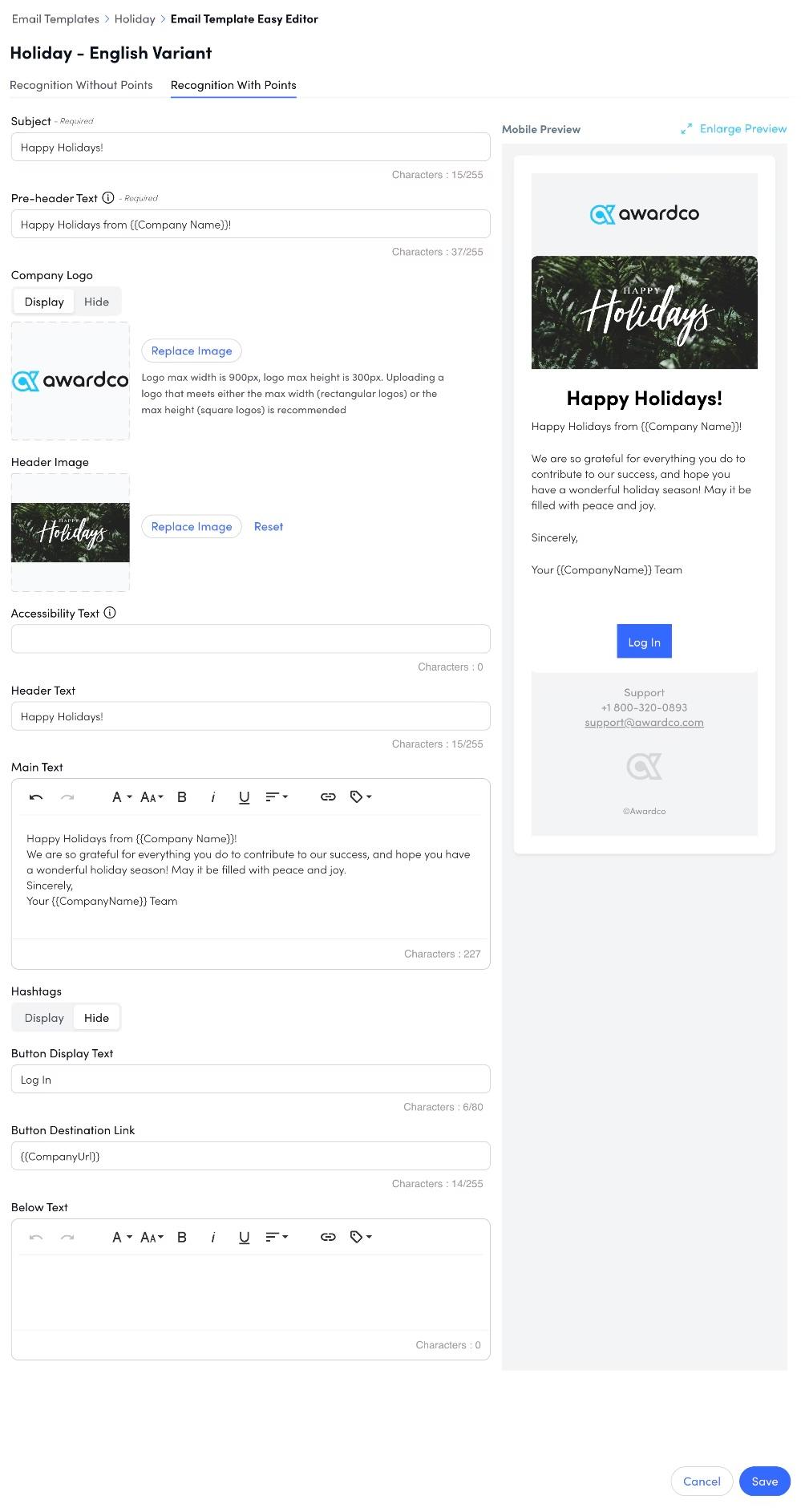 Holiday Recognition Programs
