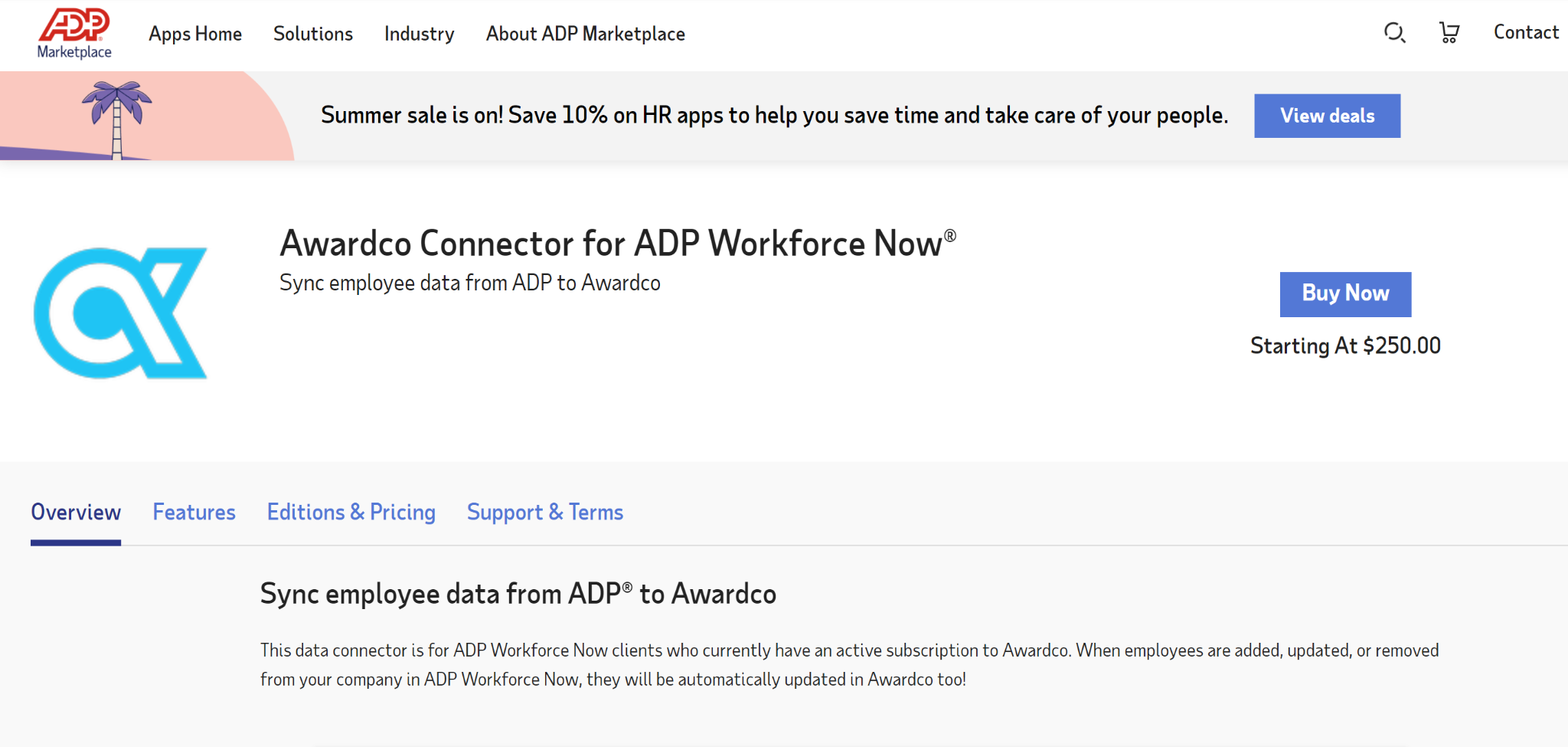 Integration with ADP Workforce Now