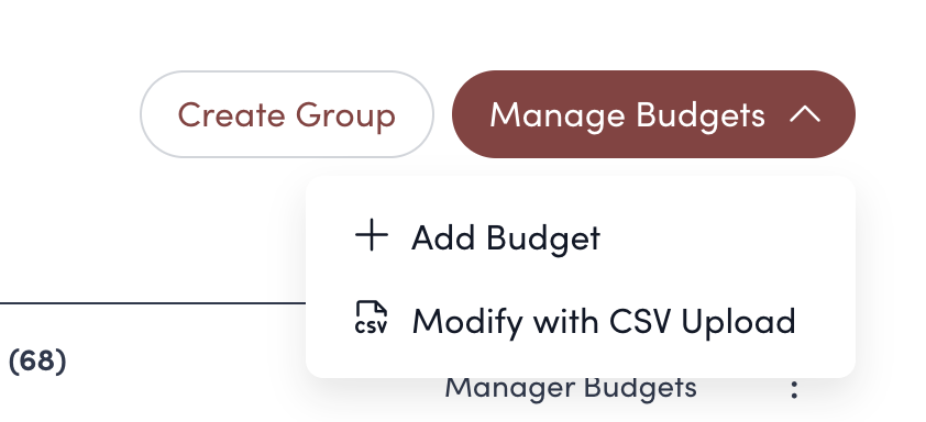 Managing Budgets