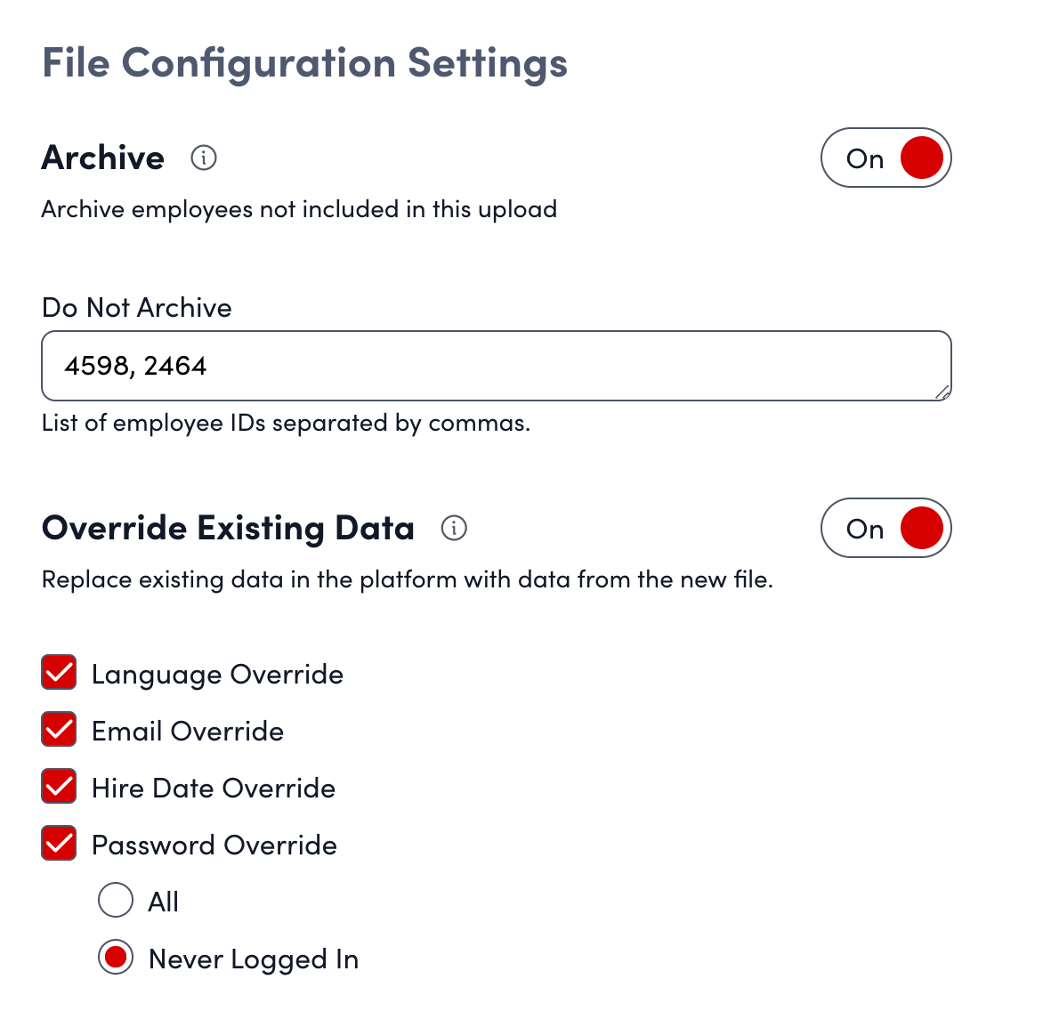 Uploading User Files with Bulk User Upload