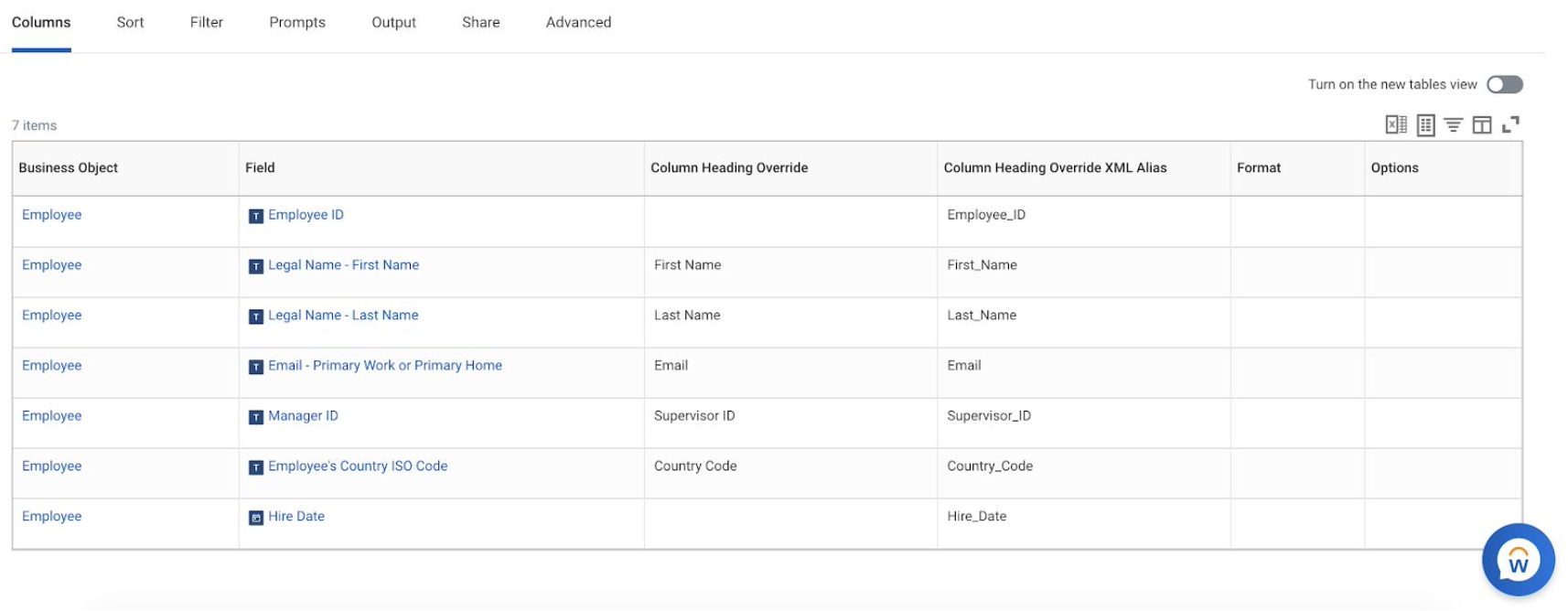 Integration with Workday