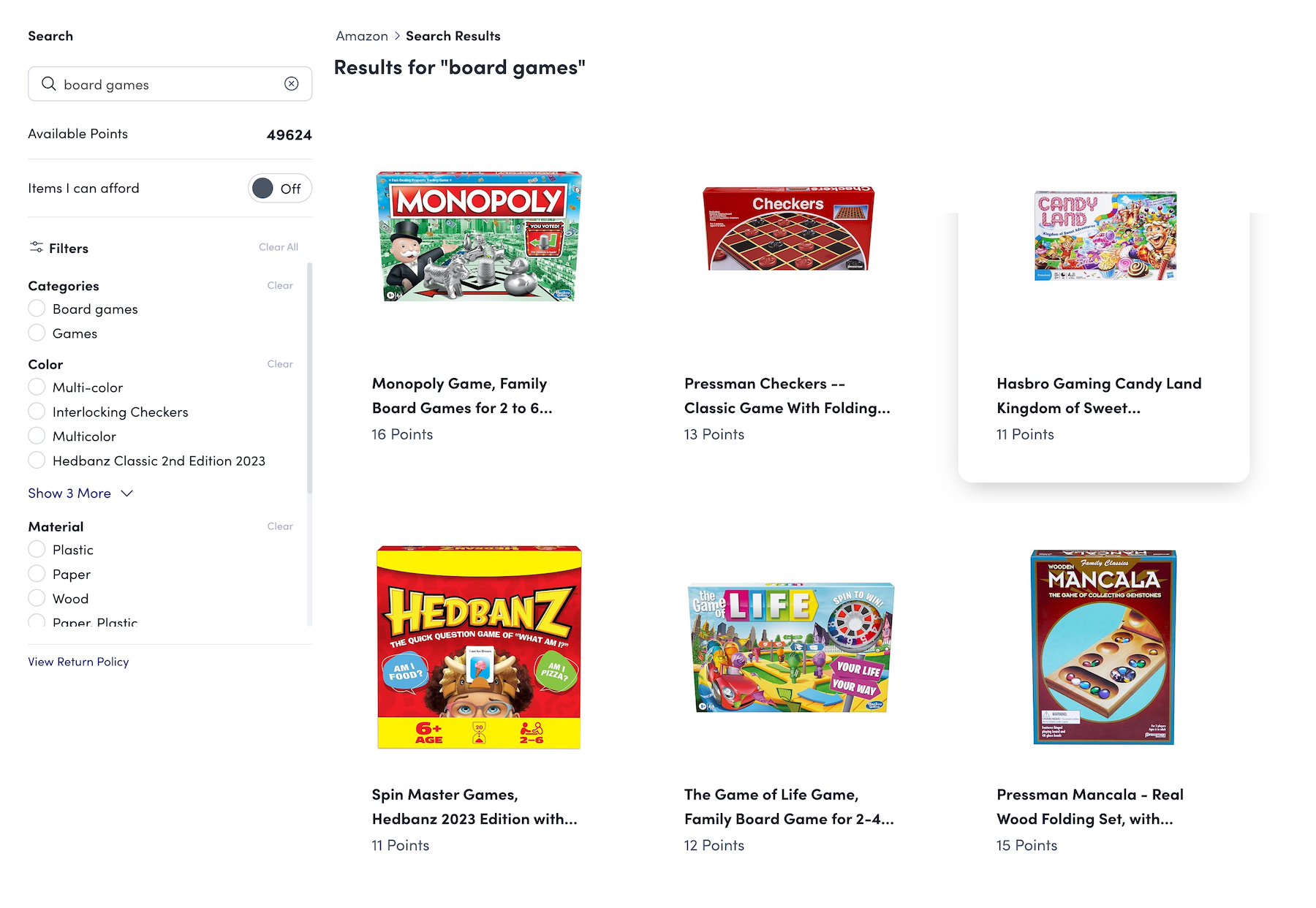 Spending Points on Amazon (Legacy)