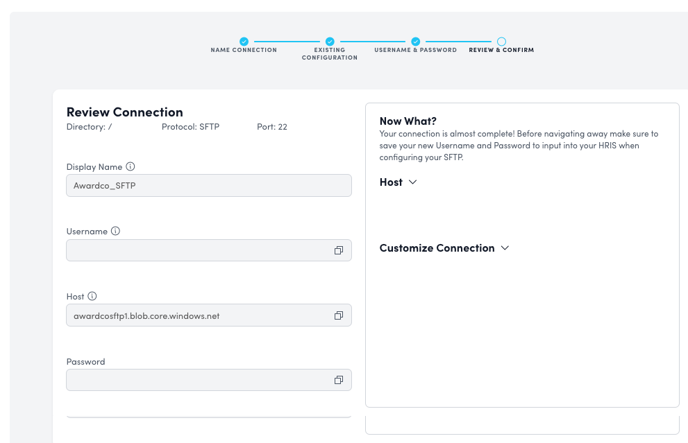 Transferring User Data with Awardco SFTP